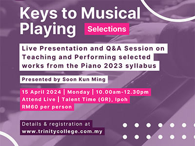 Music exam board and assessments - Malaysia Trinity College London